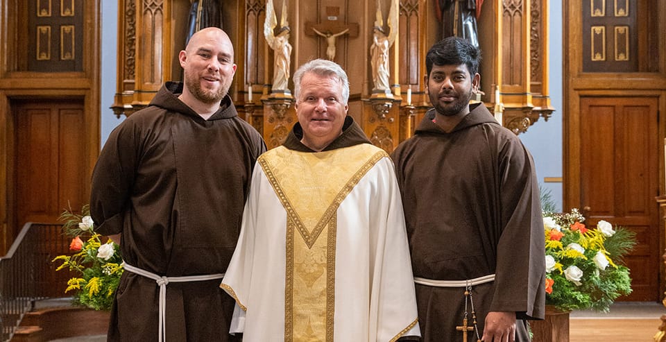 Capuchins Welcome Two New Friars into the Order